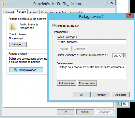 Active Directory : Créer des profils itinérants pour ses utilisateurs - Windows Server 2012 R2 ...