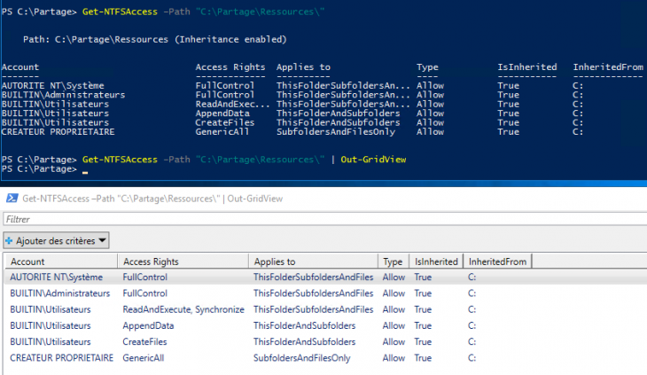 Gérer les autorisations NTFS en PowerShell avec NTFSSecurity | IT-Connect