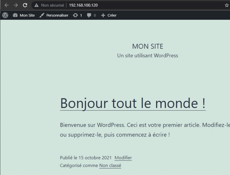 Installation de WordPress sous Linux | Services | IT-Connect