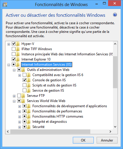 Installer IIS 8 sur Windows 8 | Microsoft IIS | IT-Connect
