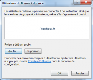 Paramétrer la connexion au Bureau à distance sous Windows | Windows ...