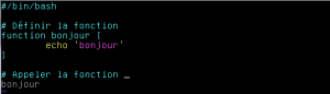 Les fonctions en Bash - Scripting Linux