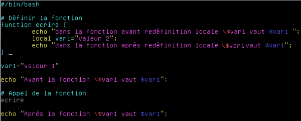 Les fonctions en Bash - Scripting Linux