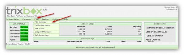 Trixbox : Installation et configuration avec softphone | Autres | IT ...