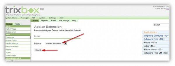 Trixbox : Installation et configuration avec softphone | Autres | IT ...