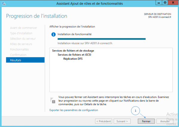 Windows Server 2012 R2 - Installation du rôle DFSR | DFS - DFSR | IT-Connect