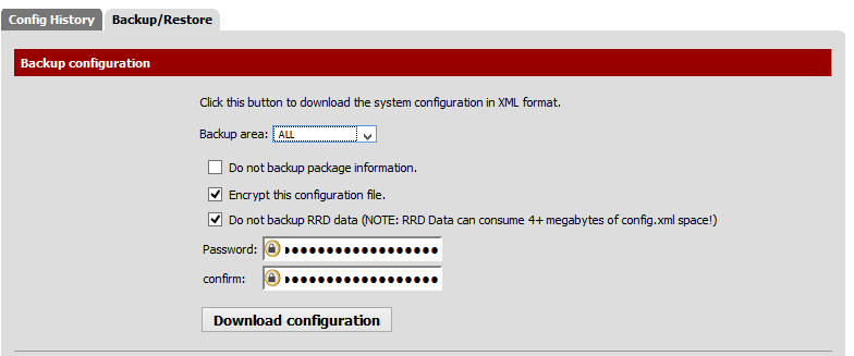 Sauvegarder et importer une configuration sous Pfsense | pfSense | IT ...