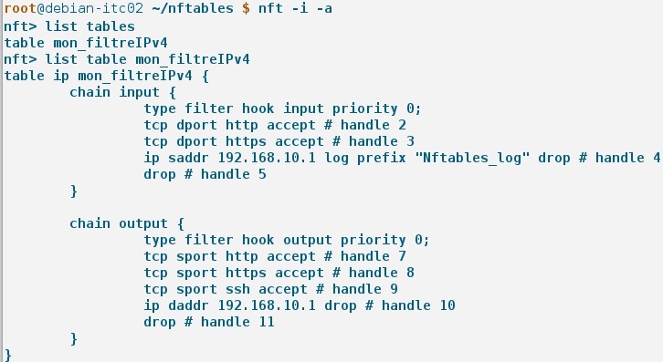 Les modes d'édition NFtables | IT-Connect