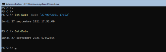 Configurer la date et l’heure sous Windows Server Core | IT-Connect