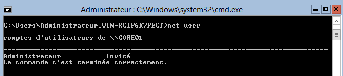 Server Core : Modifier le mot de passe Administrateur | IT-Connect