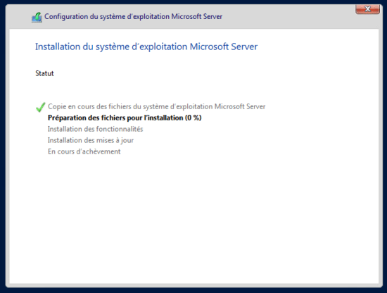 Installer Windows Server En Mode Core It Connect