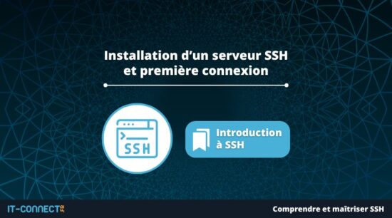 Installation d'un serveur SSH et première connexion
