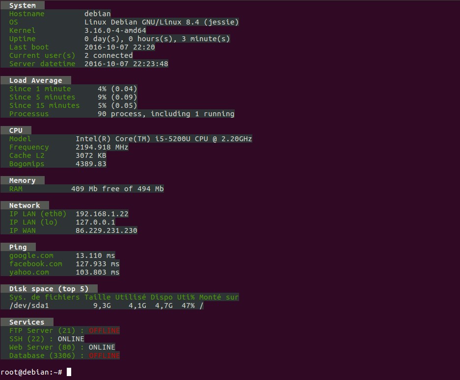 Linux : Monitoring simple et facile avec ez Server Monitor | IT-Connect