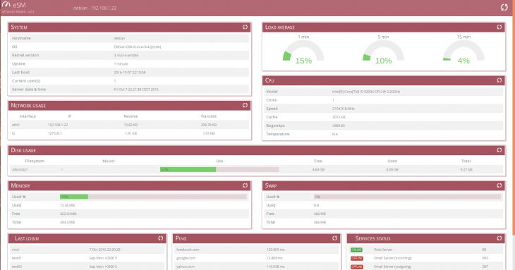 Linux : Monitoring simple et facile avec ez Server Monitor | IT-Connect