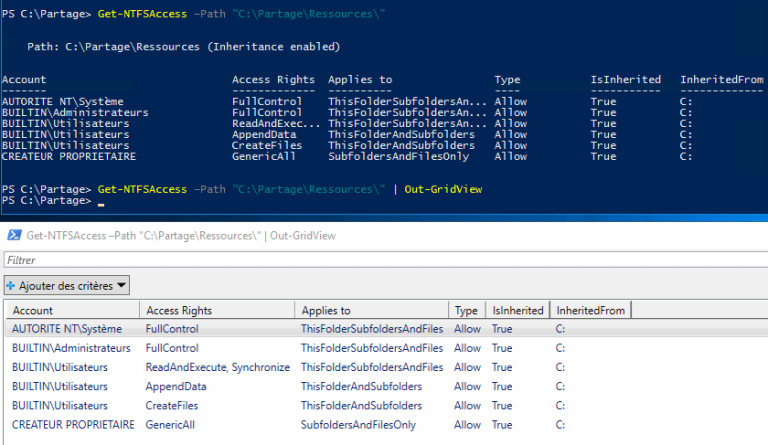 Gérer les autorisations NTFS en PowerShell avec NTFSSecurity | IT-Connect