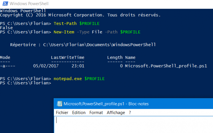 Comment changer le répertoire par défaut de la console PowerShell ? | PowerShell | IT-Connect