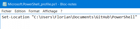 Comment changer le répertoire par défaut de la console PowerShell ...