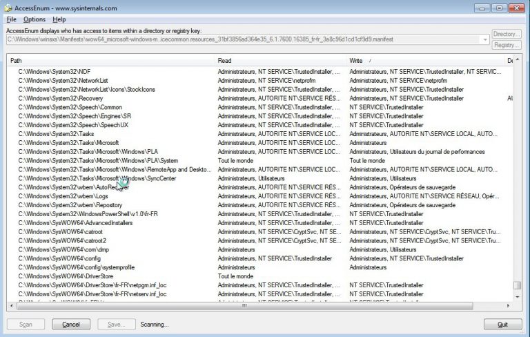 AccessEnum : lister les droits des répertoires sous Windows | IT-Connect