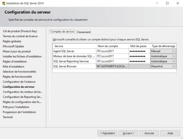 Installer SQL Server 2014 pour SCCM | IT-Connect