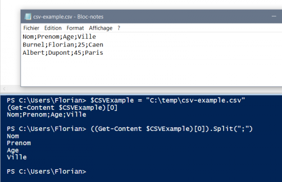 PowerShell : Comment récupérer les en-têtes d’un fichier CSV ? | IT-Connect