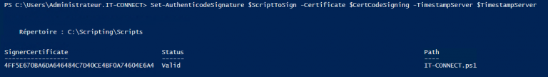 Comment signer un script Powershell ? | IT-Connect
