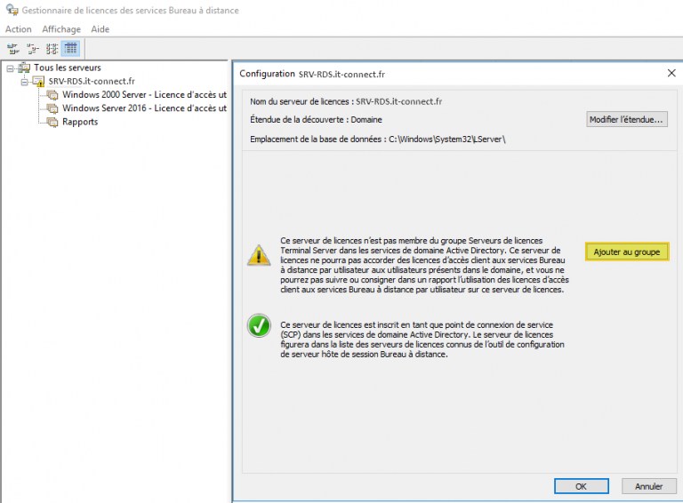 Comment ajouter des CAL sur un serveur RDS ? | IT-Connect