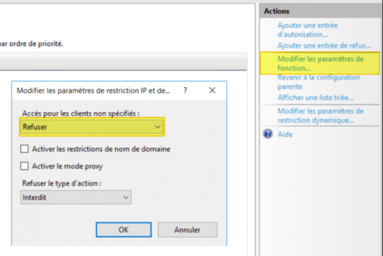 IIS : restriction d’accès basée sur l’adresse IP | IT-Connect