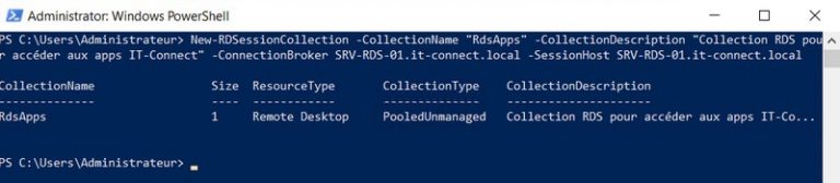 Windows Server 2019 : Installer un serveur RDS avec PowerShell | IT-Connect