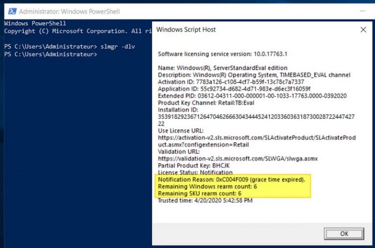 Windows Server 2016/2019 : étendre la période d’évaluation | IT-Connect