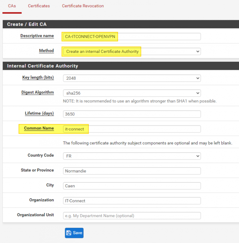 PfSense : configurer un VPN-SSL client-to-site avec OpenVPN | IT-Connect