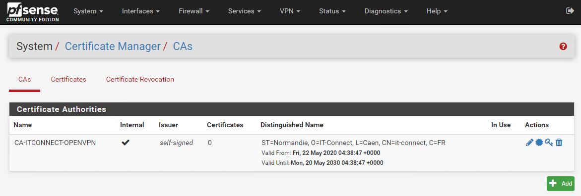 PfSense : configurer un VPN-SSL client-to-site avec OpenVPN | IT-Connect