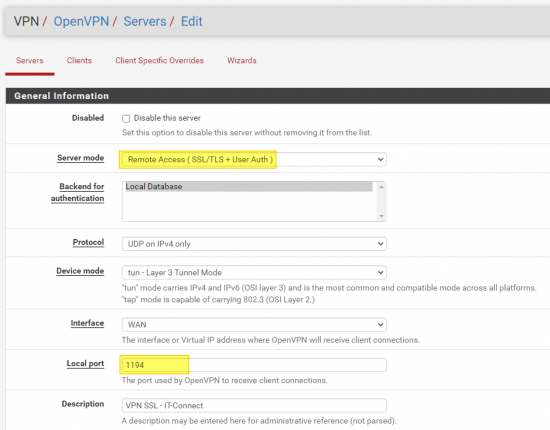 PfSense : configurer un VPN-SSL client-to-site avec OpenVPN | IT-Connect