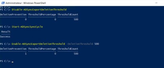 Azure AD Connect : résoudre l’erreur « stopped-deletion-threshold ...