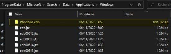 Comment réduire la taille du fichier Windows.edb ? | IT-Connect