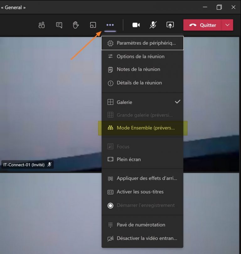 Teams et le mode ensemble : comment changer l’image de fond ? | IT-Connect