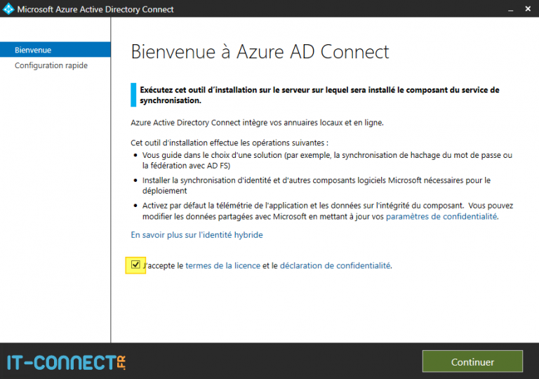 Installation et configuration d’Azure AD Connect | IT-Connect