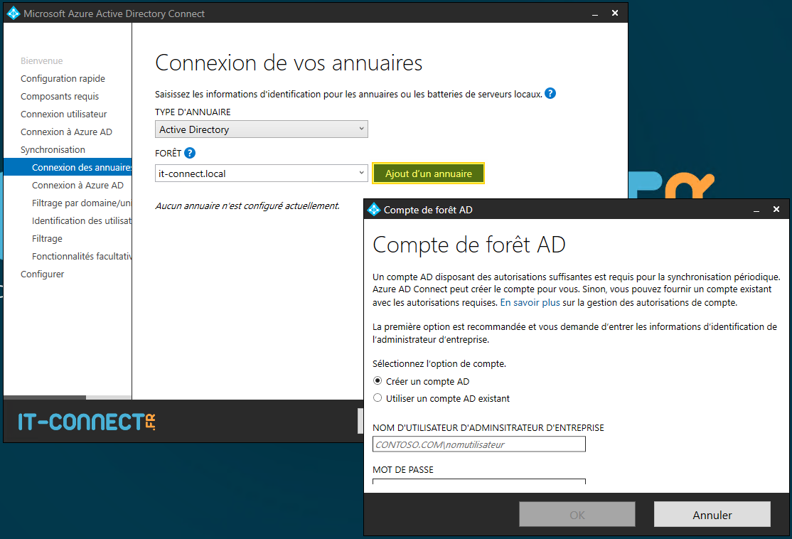 Installation et configuration d’Azure AD Connect | IT-Connect