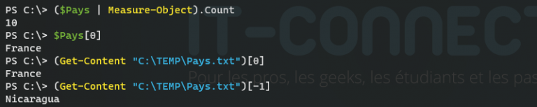 Get-Content : comment lire le contenu d’un fichier en PowerShell ? | IT ...