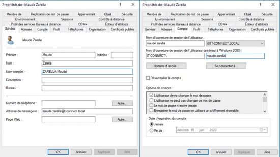 Créer Un Utilisateur Dans Lactive Directory Avec Powershell It Connect