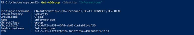 Créer un groupe Active Directory avec PowerShell | IT-Connect
