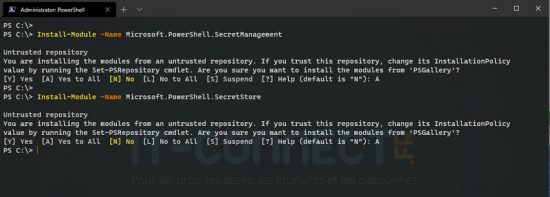 PowerShell : gérer ses credentials avec le module Secret Management ...