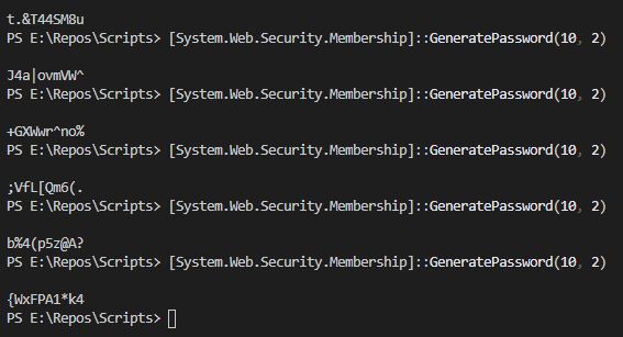 PowerShell - Comment générer un mot de passe aléatoire
