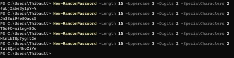 PowerShell - Comment générer un mot de passe aléatoire