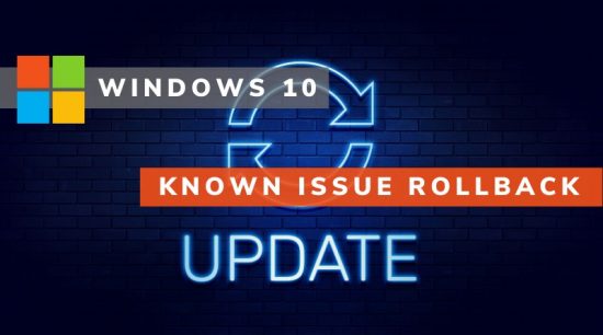 Windows 10 : la fonction Known Issue Rollback (KIR) bloquée sur ...