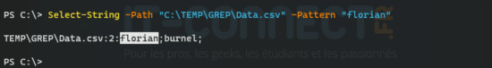 Powershell Grep Select String Rechercher Des Chaînes De Caractères
