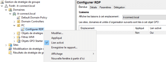 Configurer le RDP de Windows par GPO : port, pare-feu, etc.
