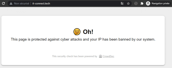 Bloquer Les Attaques Sur Son Serveur Web Apache Php Avec Crowdsec It Connect