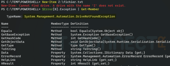 PowerShell : gérer les erreurs avec Try, Catch et Finally
