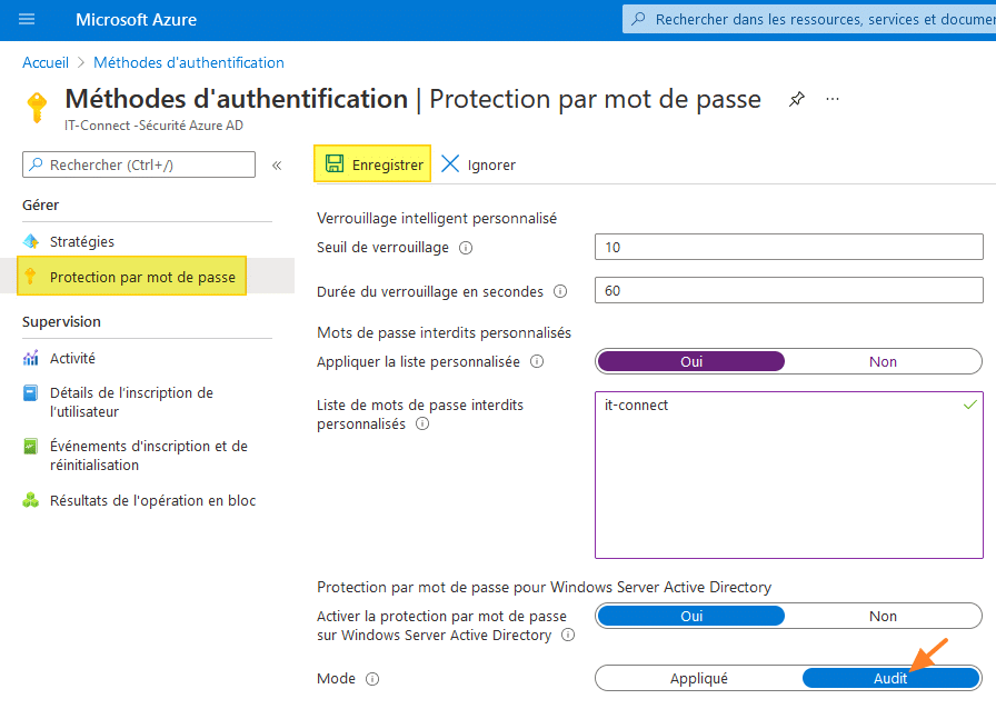 Active Directory : configuration d’Azure AD Password Protection on ...