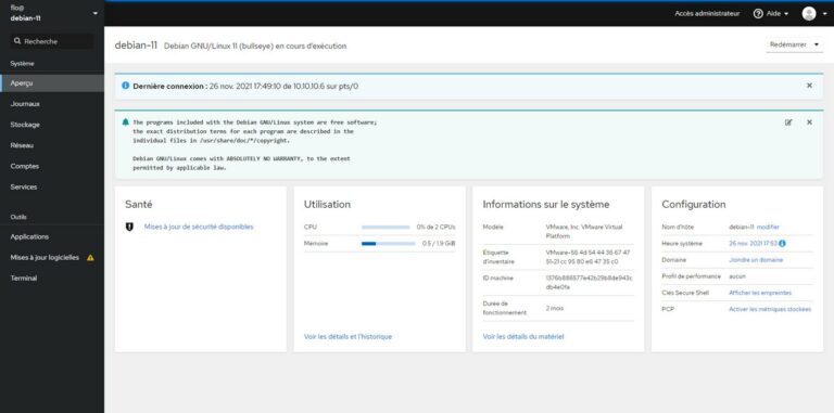 Cockpit Une Interface Web Pour Gérer Son Serveur Linux It Connect